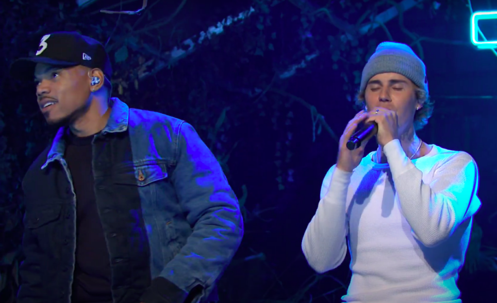 Watch Justin Bieber Perform 'Holy' with Chance the Rapper and 'Lonely ...