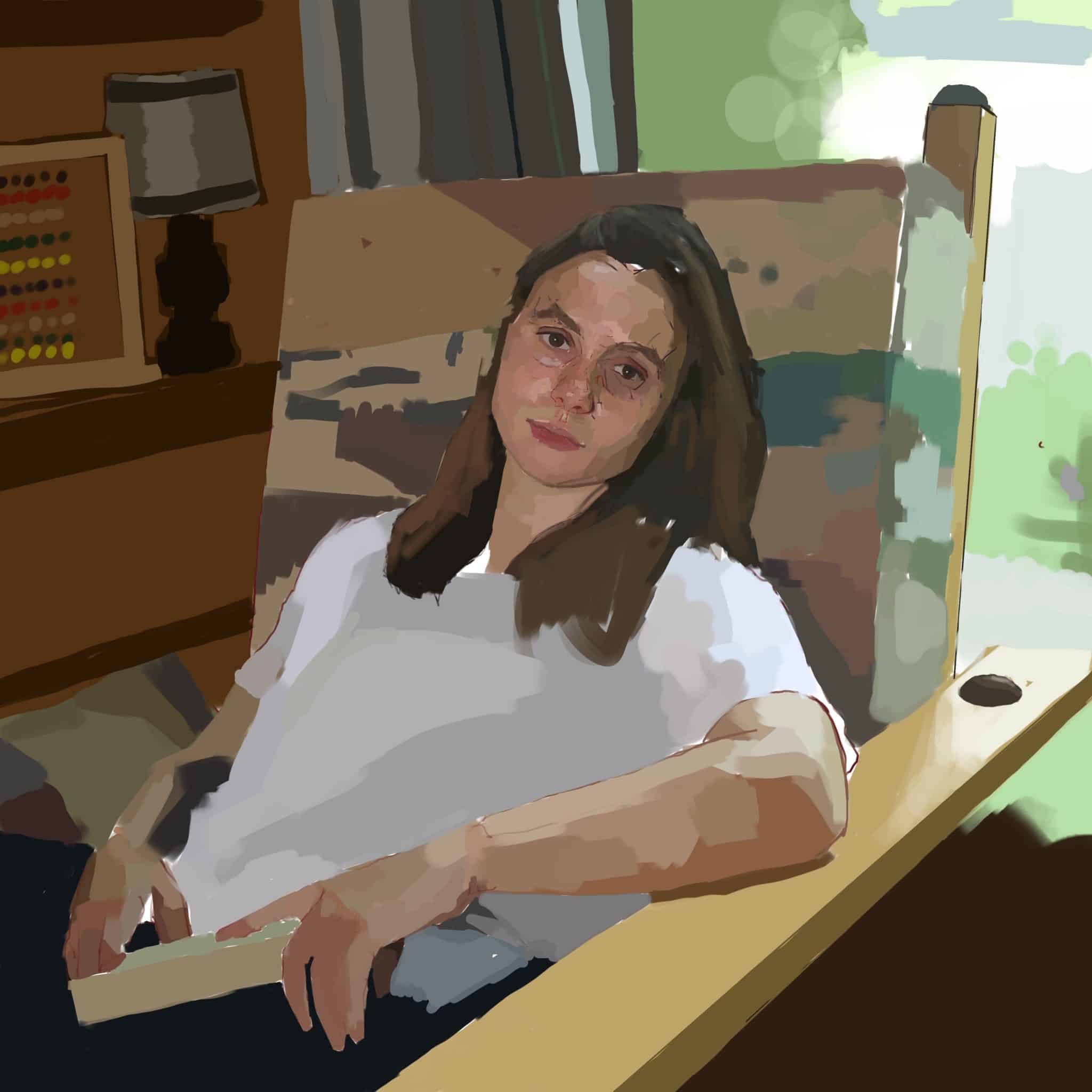 Wylee Risso on Painting the Cover Artwork for Julien Baker's 'Little ...