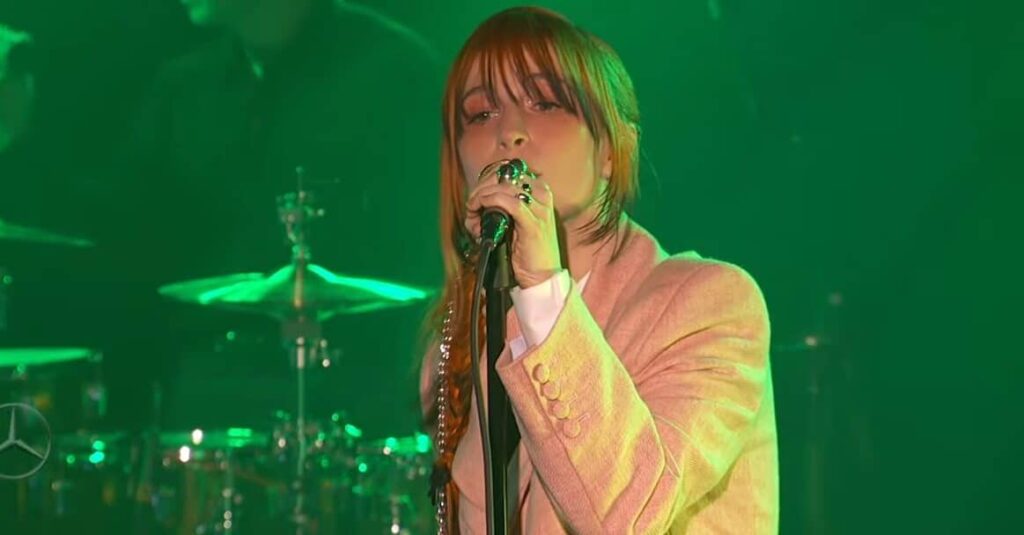 Watch Paramore Perform 'Running Out of Time' on 'Kimmel' - Our Culture